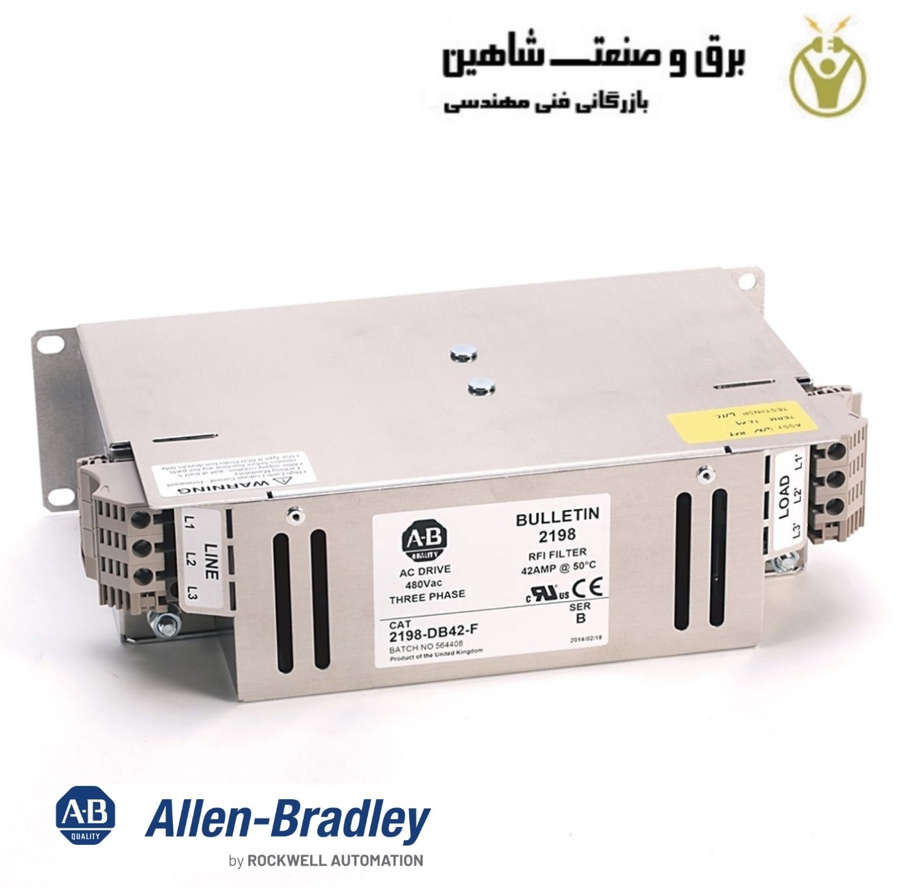 قیمت و خرید فیلتر خط Allen bradley مدل 2198-db42-f آلن بردلی امریکا ...