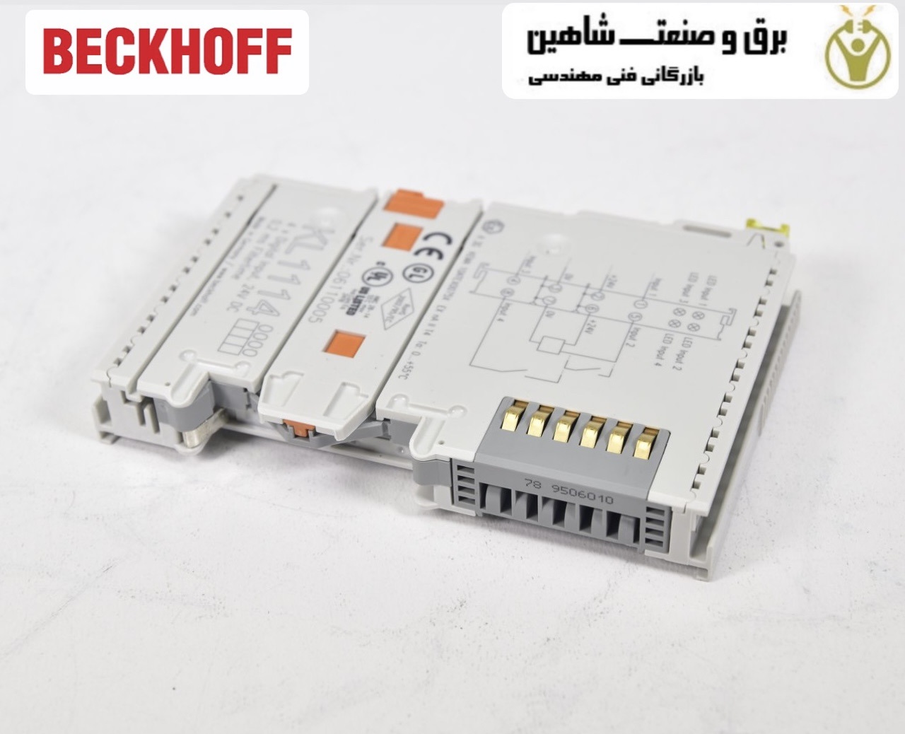 قیمت و خرید ترمینال ورودی 4 کاناله Beckhoff مدل KL1114 بکهوف - برق و ...