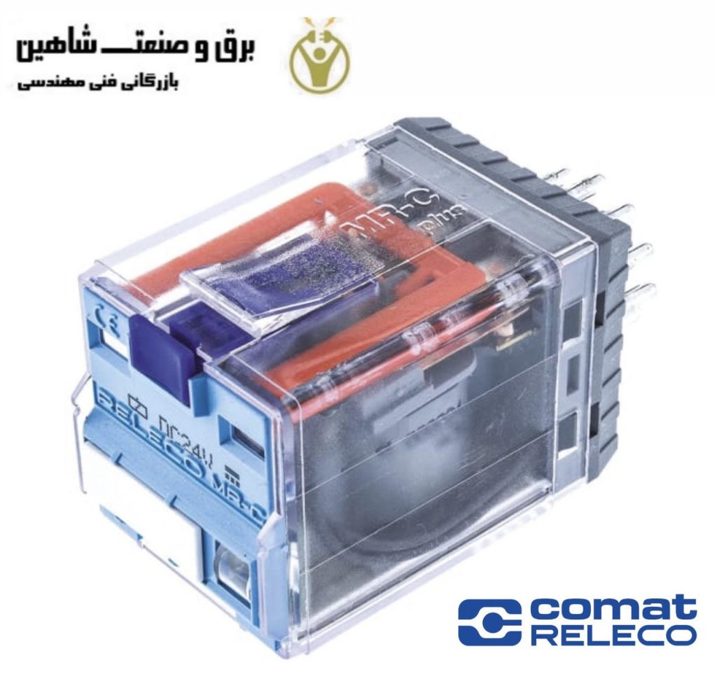 قیمت و خرید رله برق پلاگین releco/comat مدل C3-A30X / DC 24 V رلکو-کومت - برق و صنعت شاهین