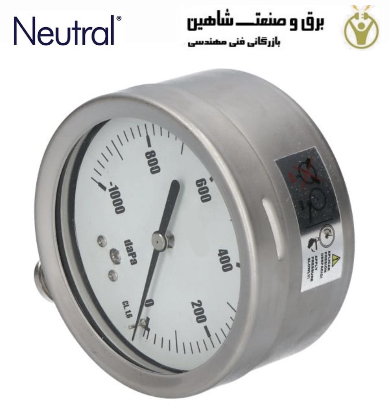 قیمت و خرید گیج فشار Neutral مدل GAMA-1000 - برق و صنعت شاهین