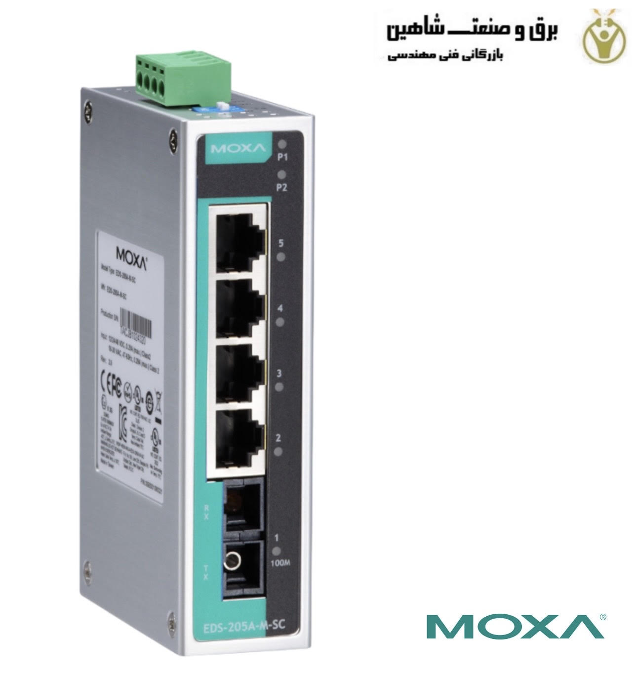 قیمت و خرید سوئیچ اترنت 5 پورت بدون مدیریت moxa مدل EDS-205A-S-SC موکسا ...