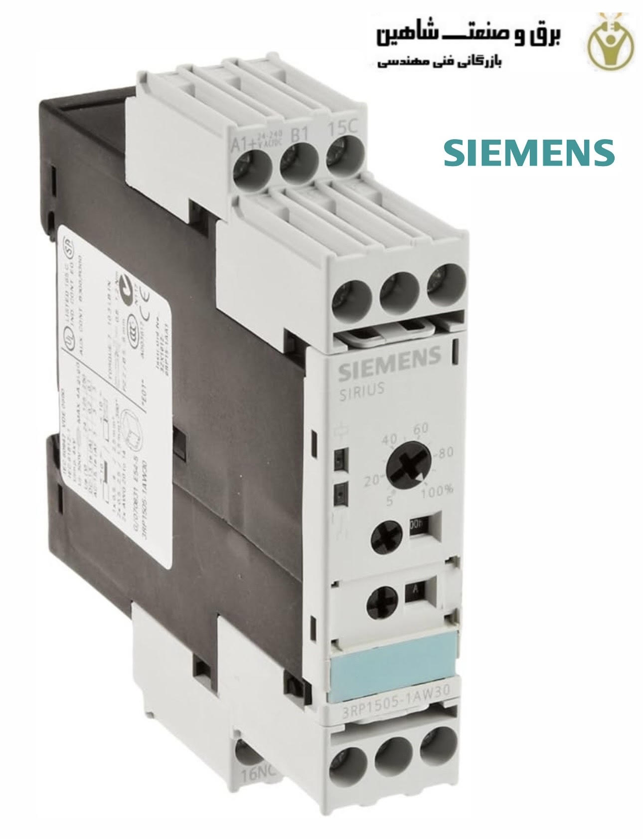 قیمت و خرید تایمر الکترونیکی Siemens مدل 3RP15111AQ308K زیمنس - برق و ...
